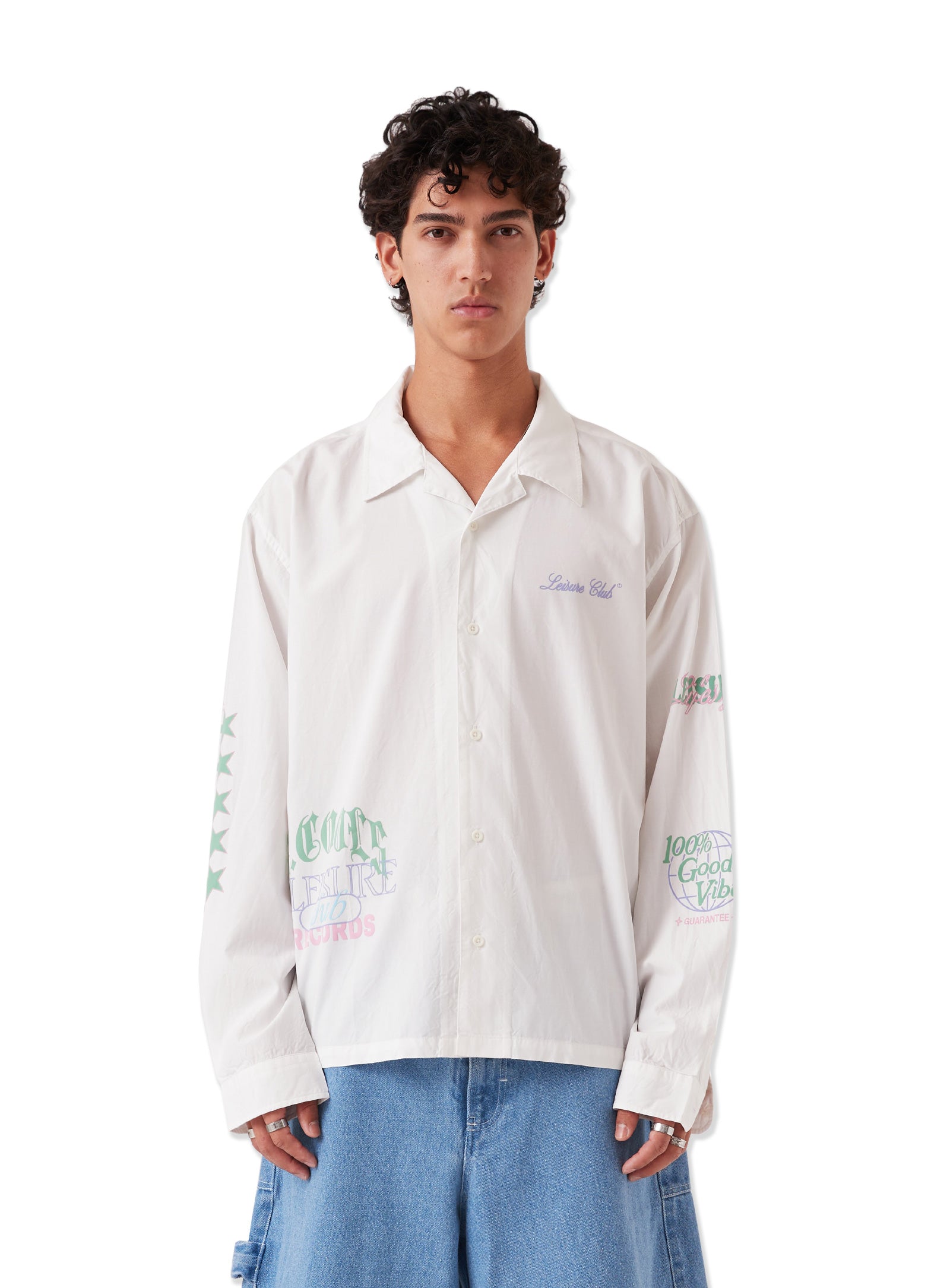 Medley LS Shirt White Ð Barney Cools
