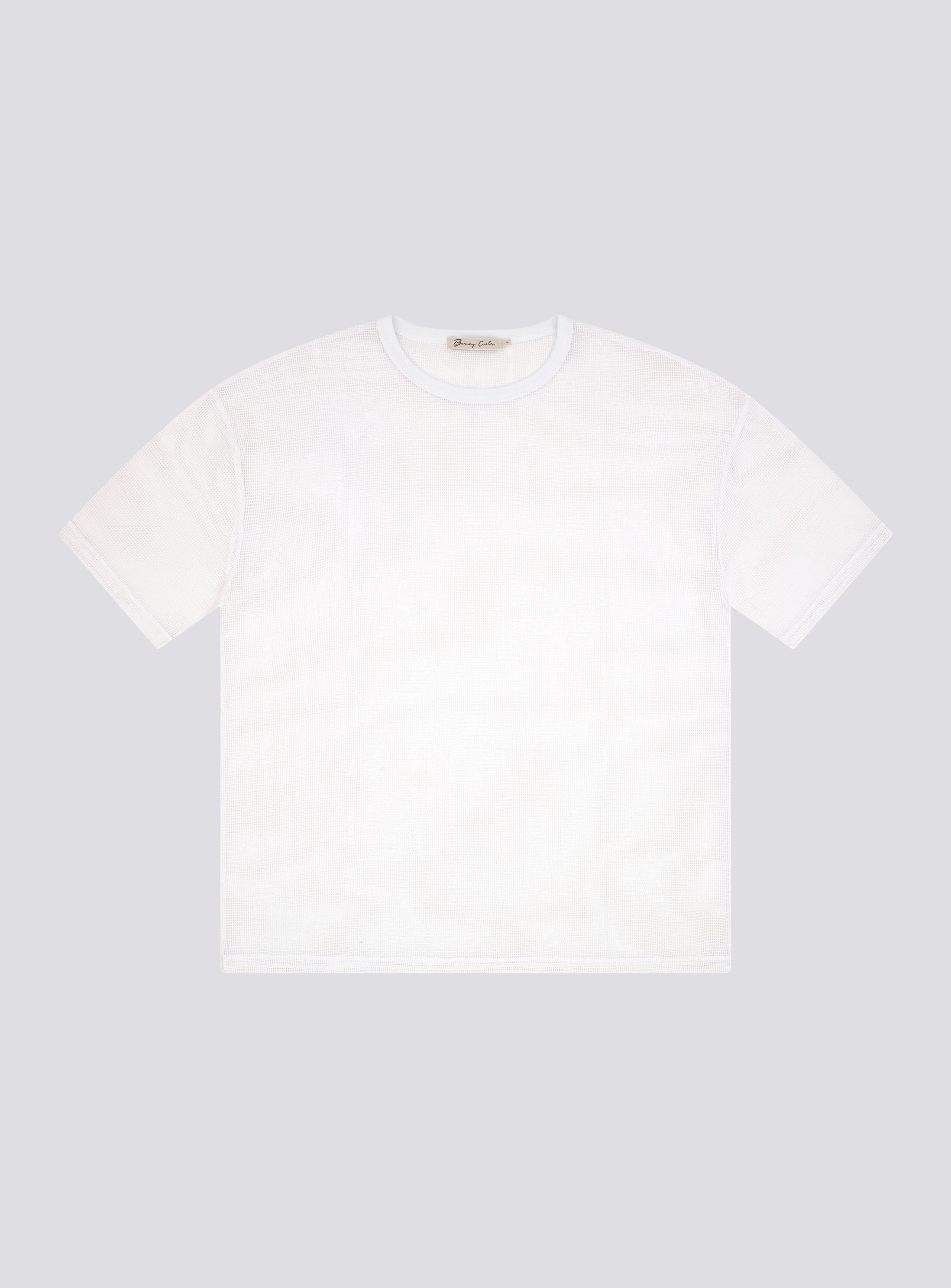 Mesh Tee White – Barney Cools