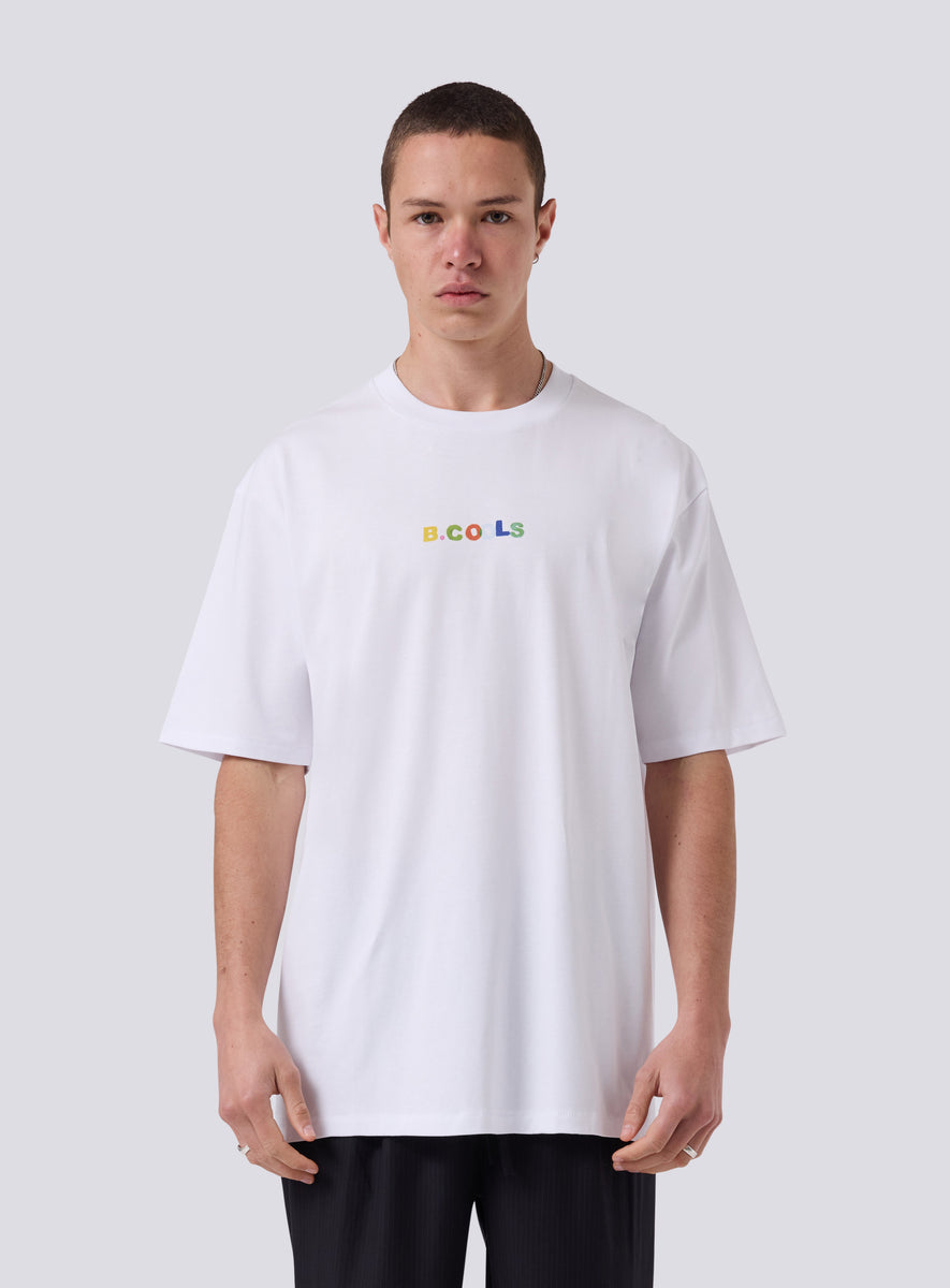 Watercolour Tee White – Barney Cools