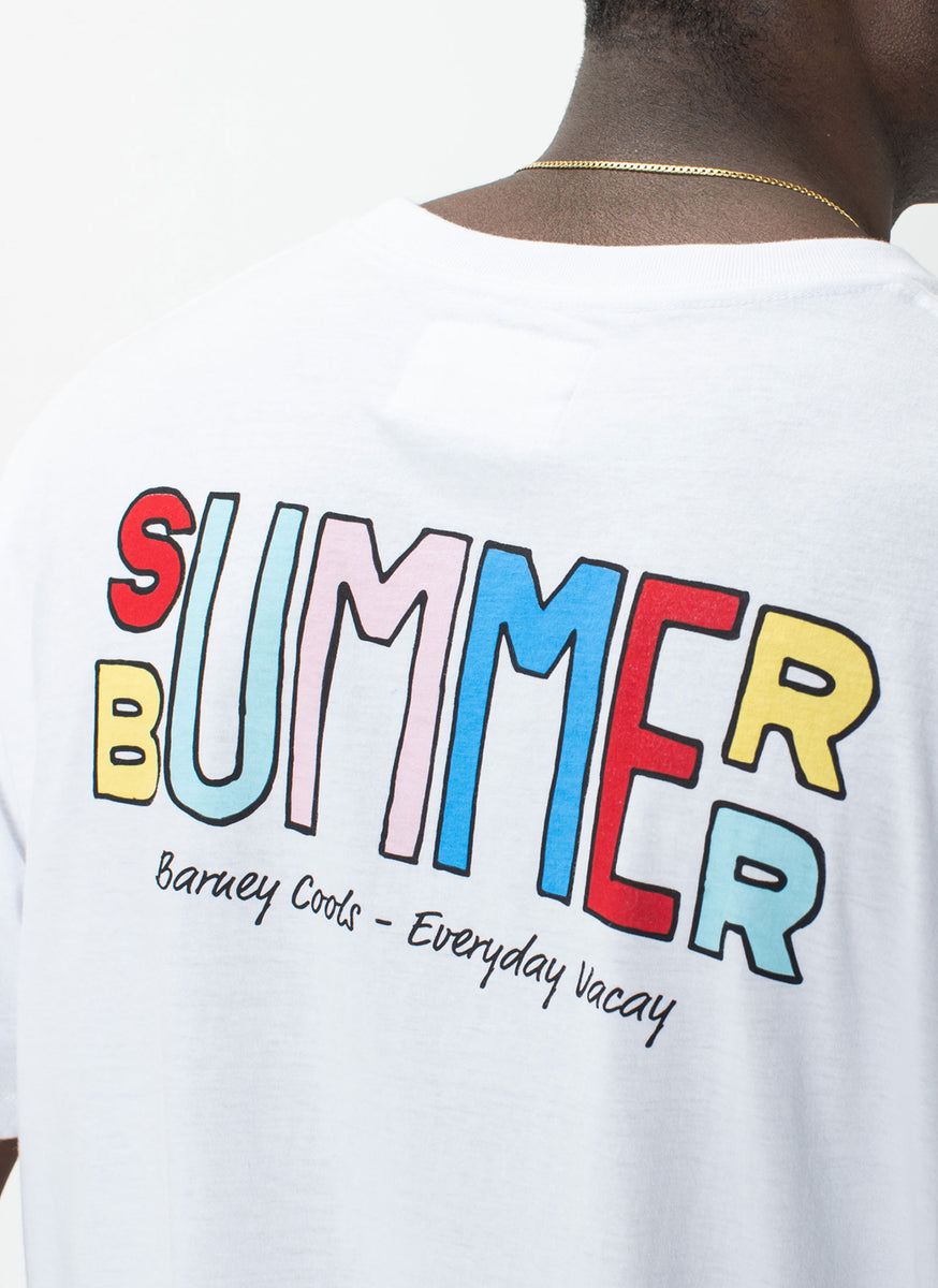 Bummer Tee White – Barney Cools