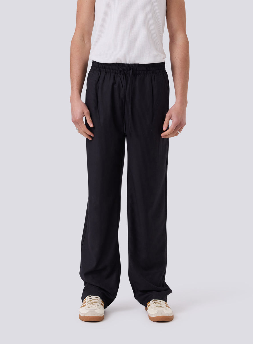 Boxy Suit Pant Black Micro – Barney Cools