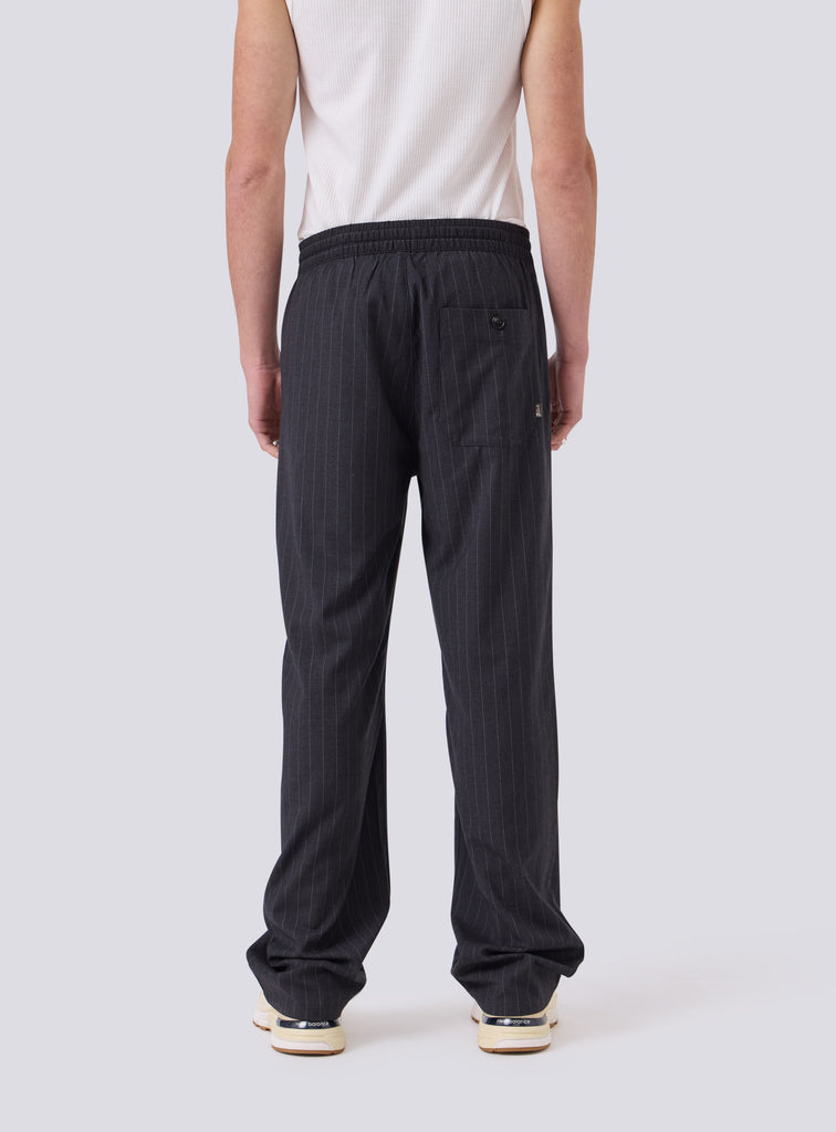 Boxy Suit Pant Charcoal Stripe – Barney Cools