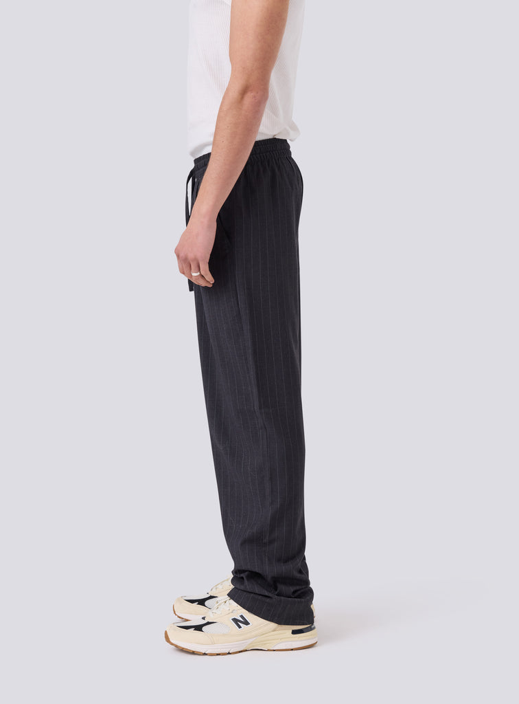 Boxy Suit Pant Charcoal Stripe – Barney Cools
