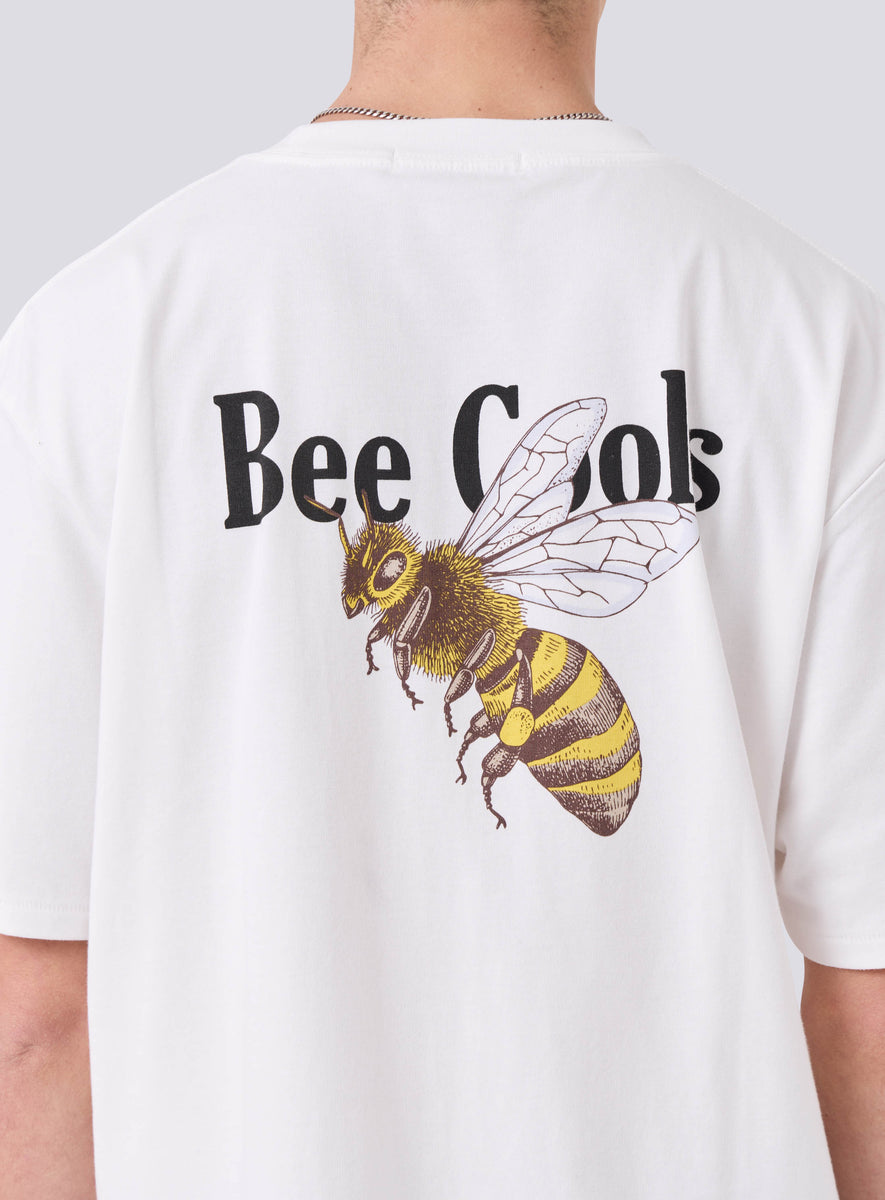 Bee Cools Tee Vintage White - Preview – Barney Cools