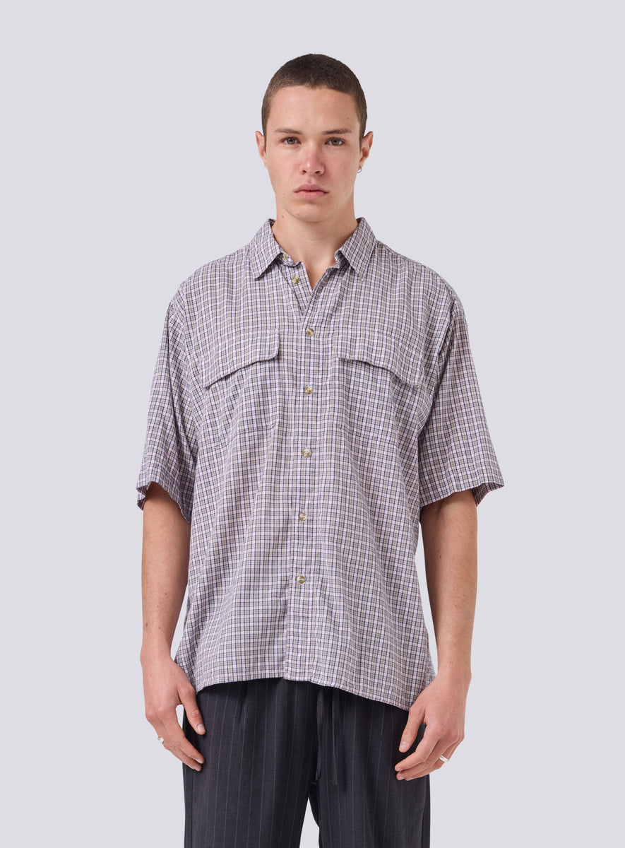 Homie Shirt Pink Plaid – Barney Cools