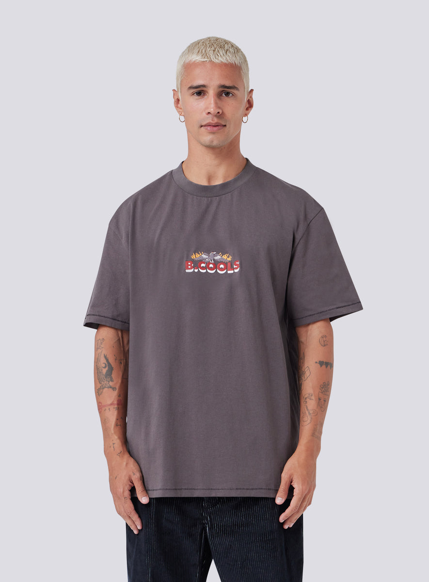 Swoopy Boys Homie Tee Washed Black – Barney Cools