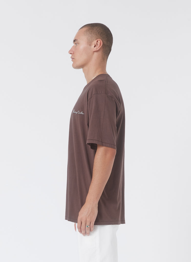 Autograph Tee Tobacco – Barney Cools